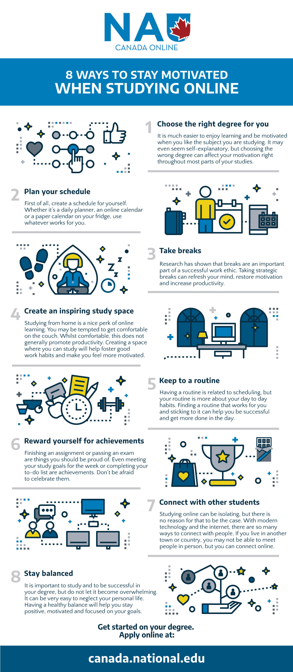 8 Ways to Stay Motivated When Studying Online - NAU